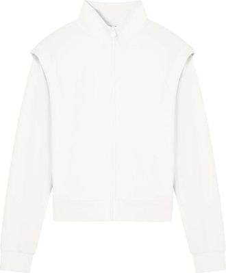 Emporio Armani Emporio Armani Ea7, Femme, Sweatshirts et sweats &agrave; capuche, Blanc, Taille: 40 FR SweaT-shirt Performance Stretch Jersey