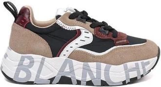 Voile Blanche Voile Blanche Low-Top Sneaker - Layered Panel Sneakers With Lightweight Rubber Sol - Gr. 37 (EU) - in Wei&szlig; - f&uuml;r Damen