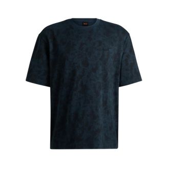 HUGO BOSS Homme, Tops, Bleu, Taille: S T-shirt Camo Classique Bleu