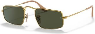 Ray-Ban Julie Sonnenbrillen Gold Fassung Grün Glas 49-20
