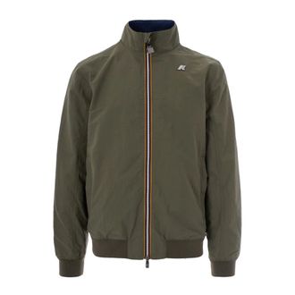K-Way Homme, Vestes, Vert, Taille: L Arsene Zip Double Jacket
