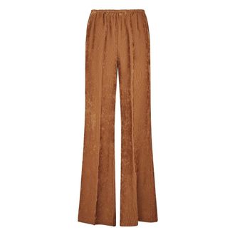 Forte_Forte Femme, Pantalons, Brun, Taille: 40 FR Wide Pantalons