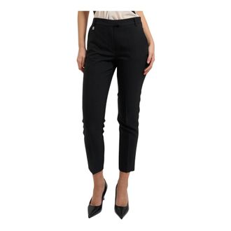 Fracomina Femme, Pantalons, Noir, Taille: 36 FR Regular Chino Pants