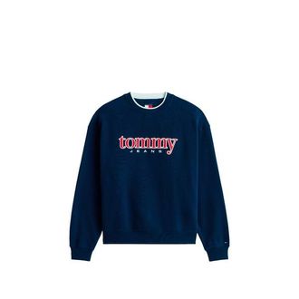 Tommy Hilfiger Sweat col rond en coton m&eacute;lang&eacute;