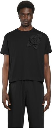 Simone Rocha Fitted Pressed Rosette T-Shirt