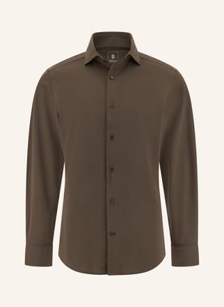 Boggi Milano Boggi Milano Jerseyhemd Regular Fit braun