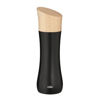 cilio Pfeffer- oder Salzm&uuml;hle LIGURIA Gew&uuml;rzm&uuml;hle Keramikmahlwerk Schwarz cilio