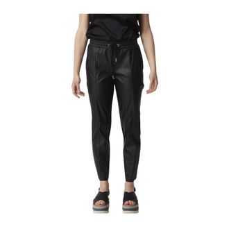 Pinko Schnalle Kunstlederhose - - Trousers - Damen - Schwarzk - L