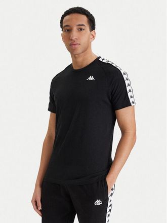 Kappa T-Shirt Banda Coen 303UV10 Schwarz Slim Fit