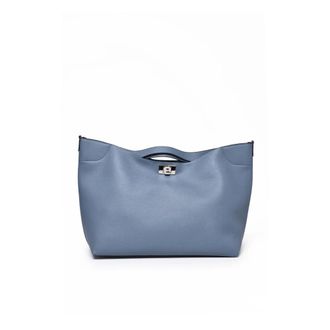 Ermanno Scervino Femme, Sacs, Bleu, Taille: ONE Size Tote Rachele