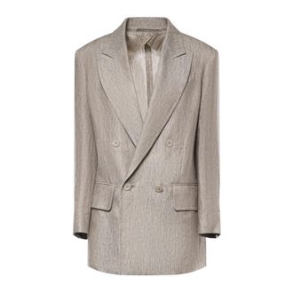 Max Mara Femme, Vestes, Beige, Taille: 34 FR Olimpia Jacket