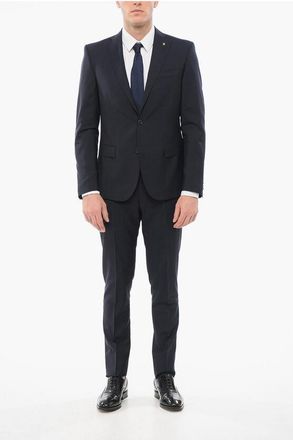 Corneliani CC COLLECTION Mohair Blend RESET Slim Fit Suit Größe 48