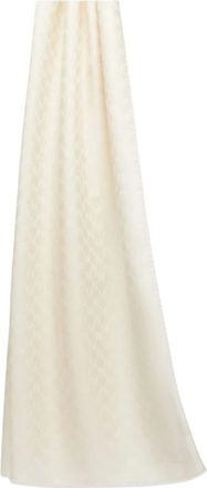 Max Mara Femme, Accessoires, Blanc, Taille: ONE Size Scarves