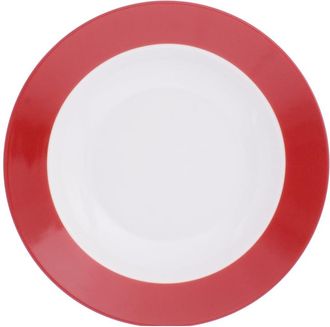 Kahla Pronto Colore Suppenteller 22 cm cherry red|roter tiefer Teller aus Porzellan