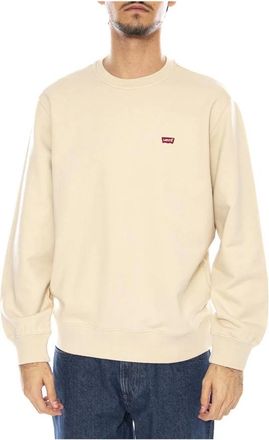 Levi's Homme, Sweatshirts et sweats &agrave; capuche, Beige, Taille: L Crewneck SweaT-shirt