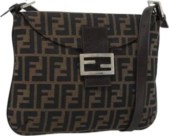 Fendi Sac bandouli&egrave;re Zucca en toile Pre-owned - Femme - Pre-owned - Brun - Taille: ONE Size