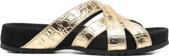 Dries Van Noten Mocassins - M&eacute;tallique