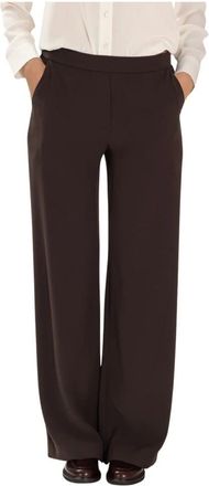 P.A.R.O.S.H. P.a.r.o.s.h., Femme, Pantalons, Brun, Taille: 38 FR D231087 Wide Pantalons