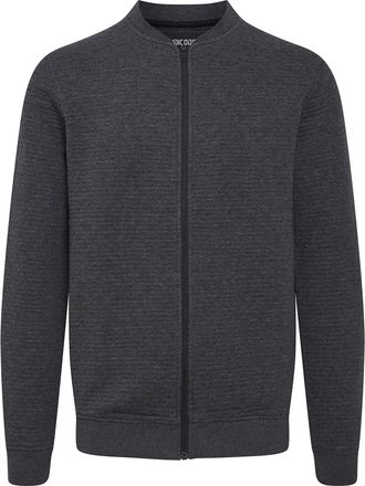 Indicode Bronte Herren Sweatjacke Cardigan Jacke, Größe:XXL, Farbe:Charcoal Mix (915)