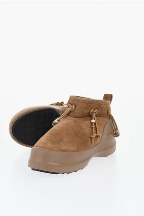 Moon Boot Suede Ankle Boots LUNA with Rubber Sole size 36