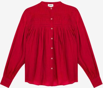 Isabel Marant Blouse Plalia - Femme - Rouge - Taille 34 - Marant &Eacute;toile