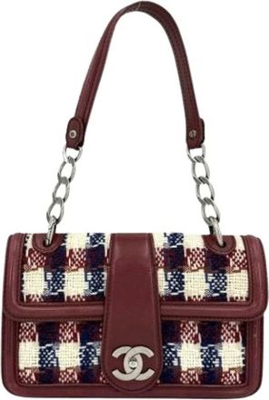 Chanel Pre-owned Sac bandouli&egrave;re vintage - Femme - Pre-owned - Rouge - Taille: ONE Size