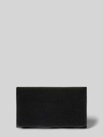 Abro Clutch aus Leder mit Rei&szlig;verschlussfach innen