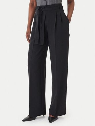 HUGO BOSS Stoffhose Tapiana 50479405 Schwarz Relaxed Fit