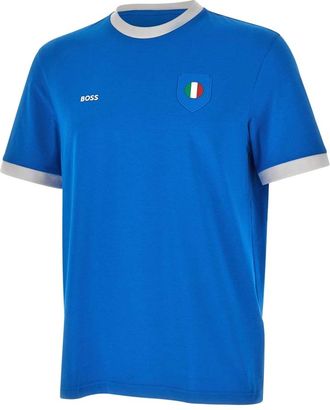 HUGO BOSS Homme, Tops, Bleu, Taille: L Ts_Bb BC Lux Tee