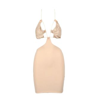 Amazu&igrave;n Amazuin, Damen, Kleider, Beige, ONE SIZEGr&ouml;&szlig;e
