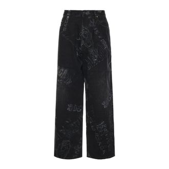 Balenciaga Minimal Baggy Pants - - Jeans - Herren - Schwarzk - XL