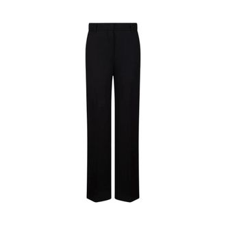 Max Mara Euforia Micropiquet Hose - - Trousers - Damen - Schwarzk - S