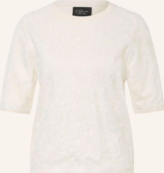 s.Oliver Black Label S.Oliver Black Label Strickshirt weiss
