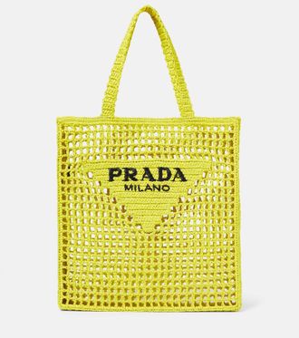 Prada Tote Bag aus Raffiabast