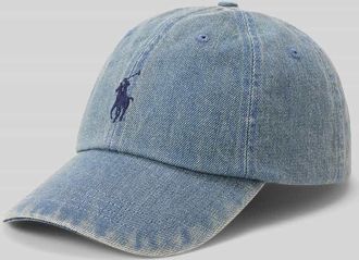 Polo Ralph Lauren Basecap aus Denim mit Logo-Stitching