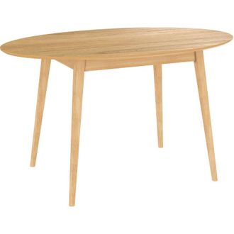 Rendez-Vous D&eacute;co Table ovale 4 personnes en bois clair 130 cm - EDDY