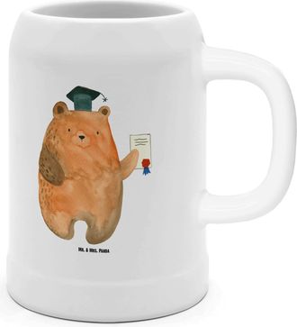 Mr. & Mrs. Panda Bierkrug B&auml;r Pr&uuml;fung - Geschenk, Oktoberfest, Abschluss, Teddy, Krug, Glaskrug, Bestanden, Abschlusszeugnis, Sommerfest, Zeugnis, Bierhumpen, Pr&uuml;funge