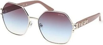 Guess Femme, Accessoires, Jaune, Taille: 59 MM Lunettes de soleil