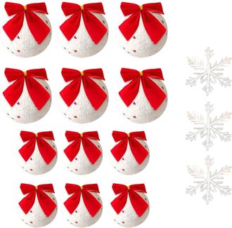 Generic Weihnachtsbaumkugeln - 15 St&uuml;ck aus Schaumstoff mit unzerbrechlichen Weihnachtskugeln | f&uuml;r Dekoration zu Hause, Wand, T&uuml;r, Wohnzimmer, Schlafzimmer, 