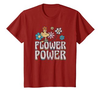 Peanuts Erdnüsse - Woodstock Flower Power T-Shirt