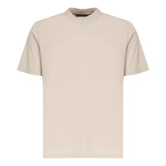 Giuliano Galiano Beiges Rundhals T-Shirt Hergestellt in Italien - - Tops - Herren - Beige - 2XL