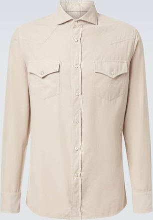 Brunello Cucinelli Hemd aus Baumwoll-Cord
