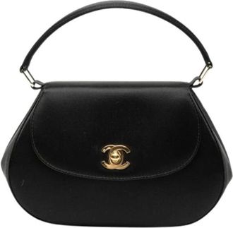 Chanel Sac &agrave; main vintage en satin Pre-owned - Femme - Pre-owned - Bleu - Taille: ONE Size