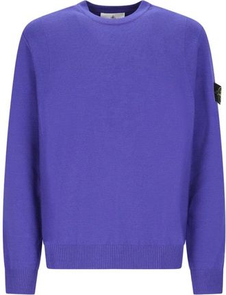 Stone Island Homme, Sweatshirts et sweats &agrave; capuche, Violet, Taille: M Pull ras du cou