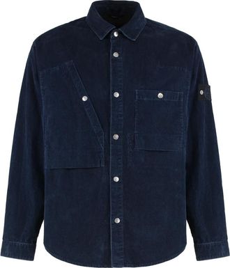 Stone Island Homme, Vestes, Bleu, Taille: 2XL Blouses & Chemises