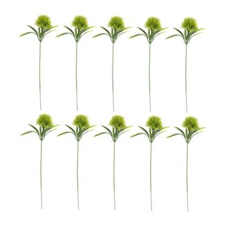 DOITOOL K&uuml;nstliche L&ouml;wenzahnblumen 10 St&uuml;ck aus Abs Kunststoff Gr&uuml;ne Kunstpflanzen f&uuml;r Innen Au&szlig;en Langlebige Dekoration f&uuml;r Zuhause B&uuml;ro Hochzeit und Gartend