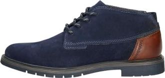 Bugatti Homme Dessertboot mit Komfortweite und Gummizug Botte Tendance, Dark Blue 4100, 44 EU Large