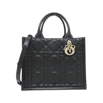 Dior Pre-owned Book Tote Small Calf Tote Bag - - Pre-owned - Damen - Schwarzk - ONE SIZE