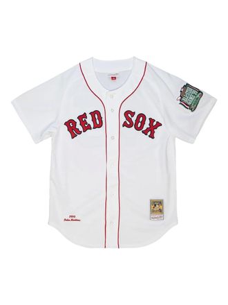 Mitchell & Ness t-shirt MLB Red Sox 1999 Pedro Martinez - Blanc