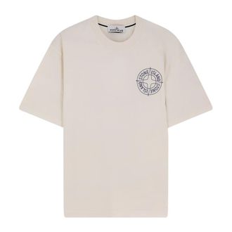 Stone Island Herren, Oberteile, Wei&szlig;, SGr&ouml;&szlig;e